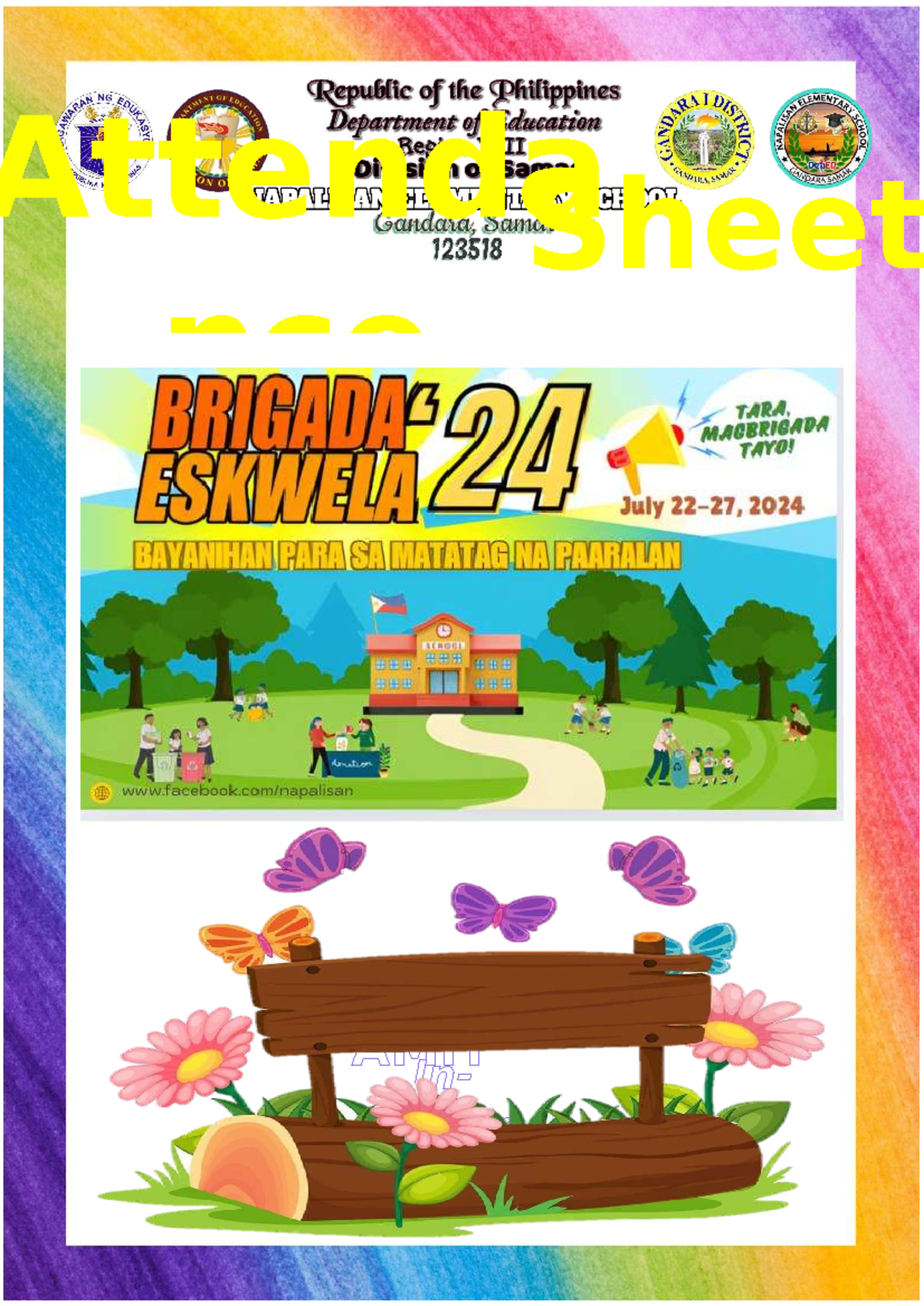 Attendance Sheet for Brigada 2024 - LEO M. Teacher AMIT - Studocu