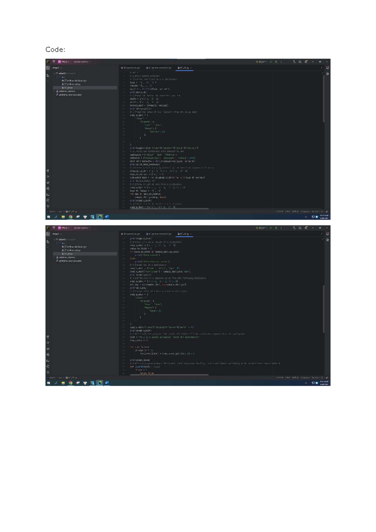 Python Programming: Dictionary Operations and Merging (BT_07) - Studocu