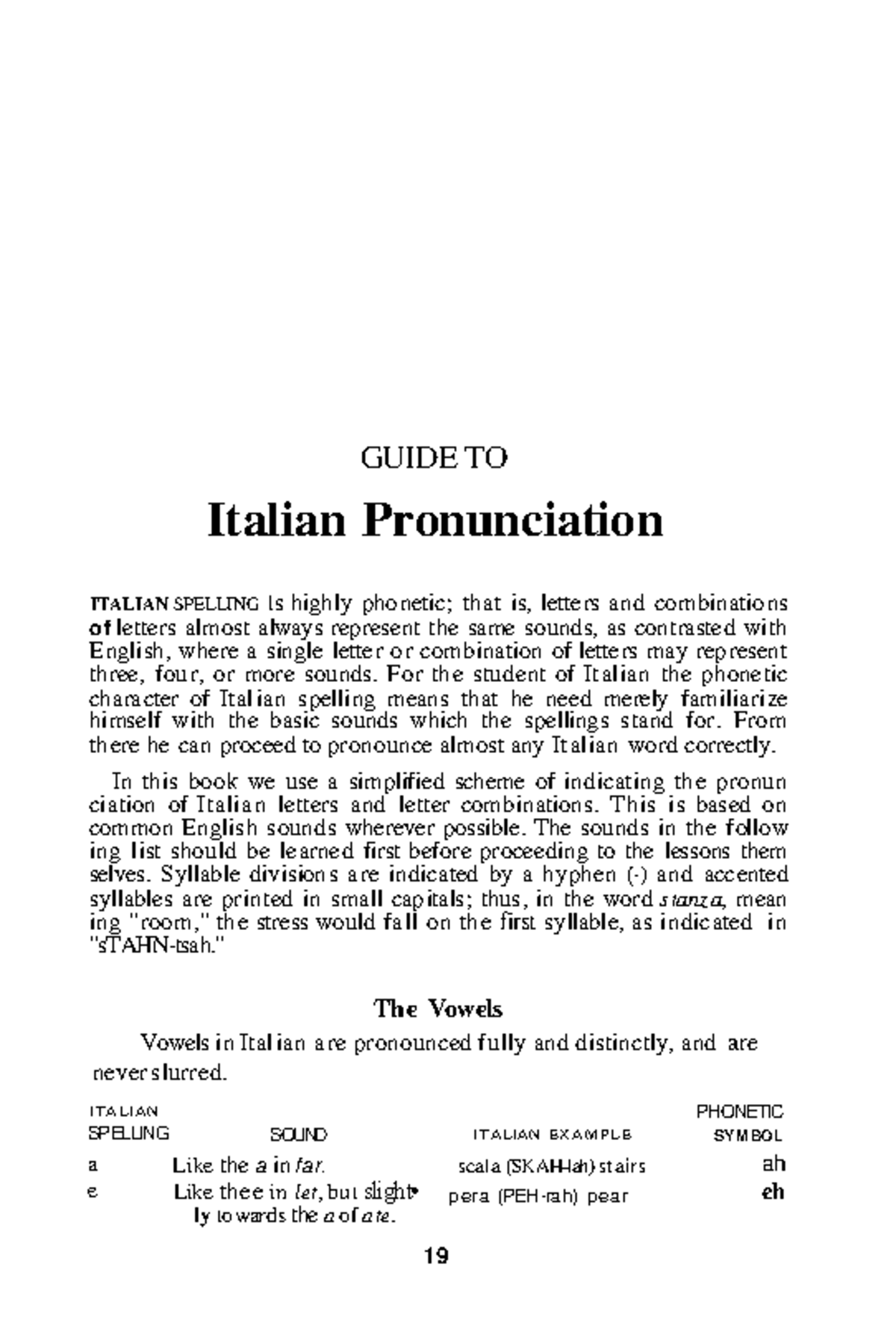 Italian Pronunciation Guide: Understanding Spelling and Sounds - Studocu
