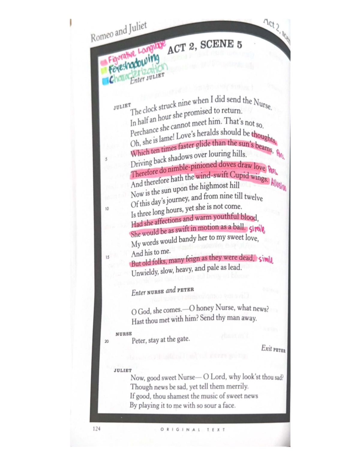 Romeo and Juliet Act 2, Scenes 5 & 6: Foreshadowing & Language Analysis ...