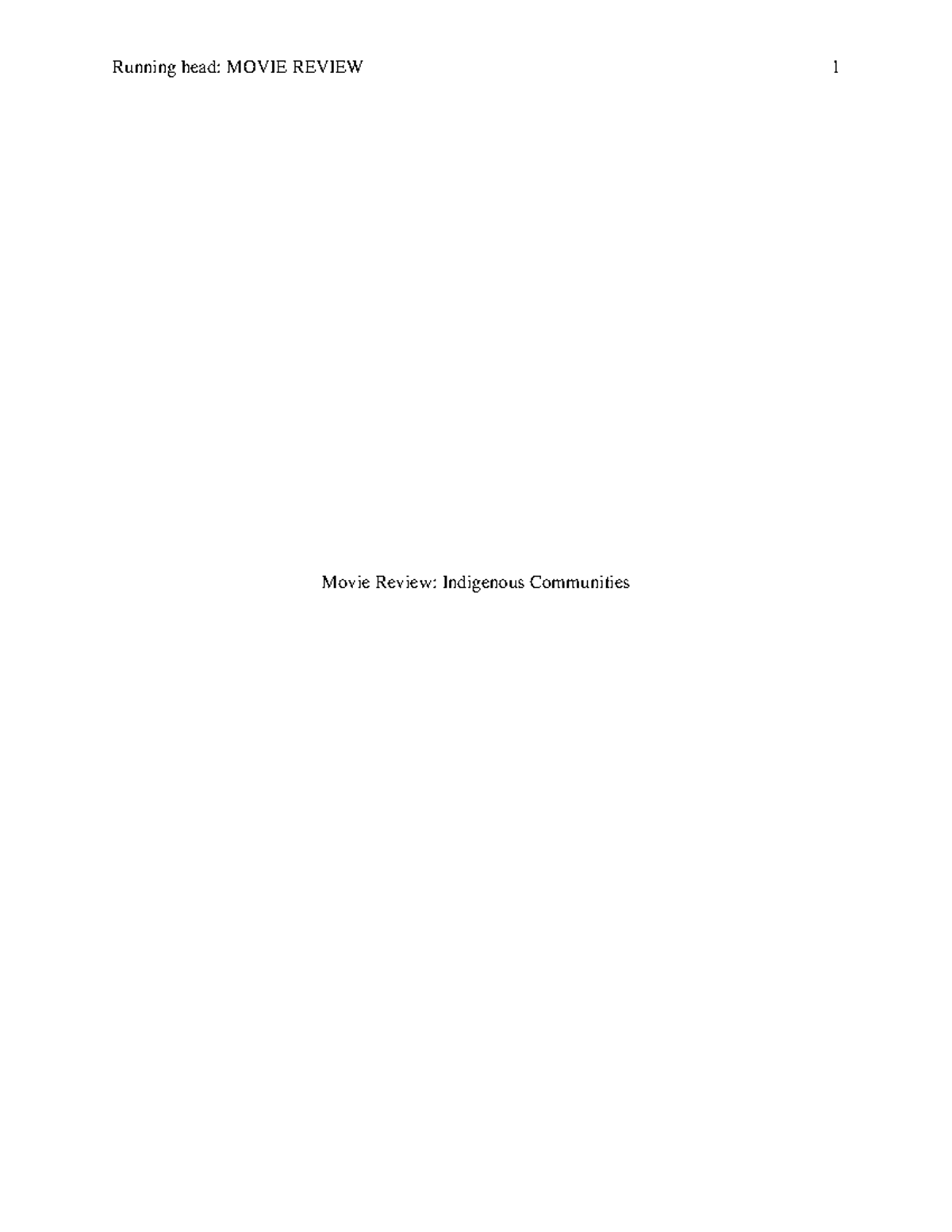 Movie Review: Indigenous Communities and Their Cultural Challenges ...