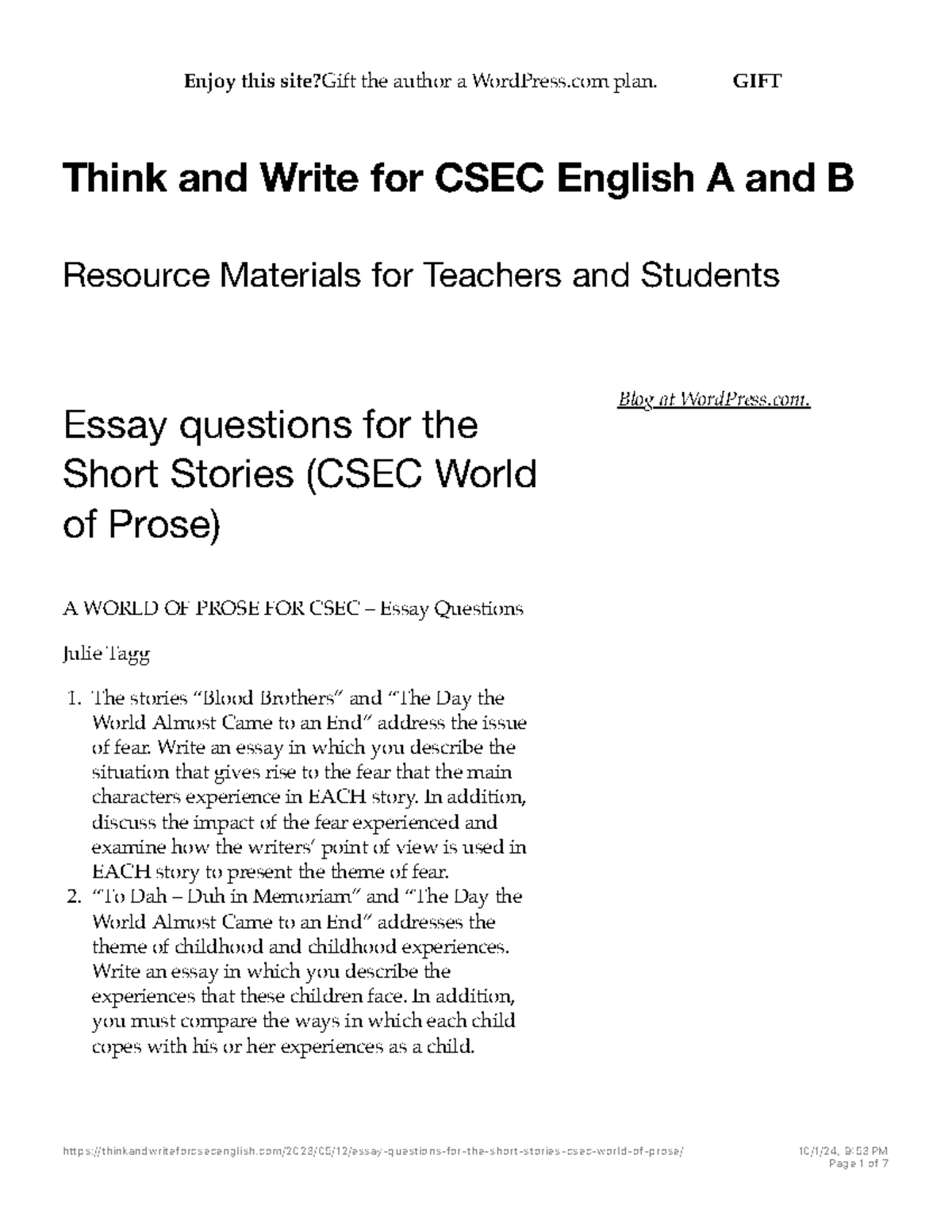CSEC Integrated Science June 2016 Exam Paper 02 Answers and Solutions ...