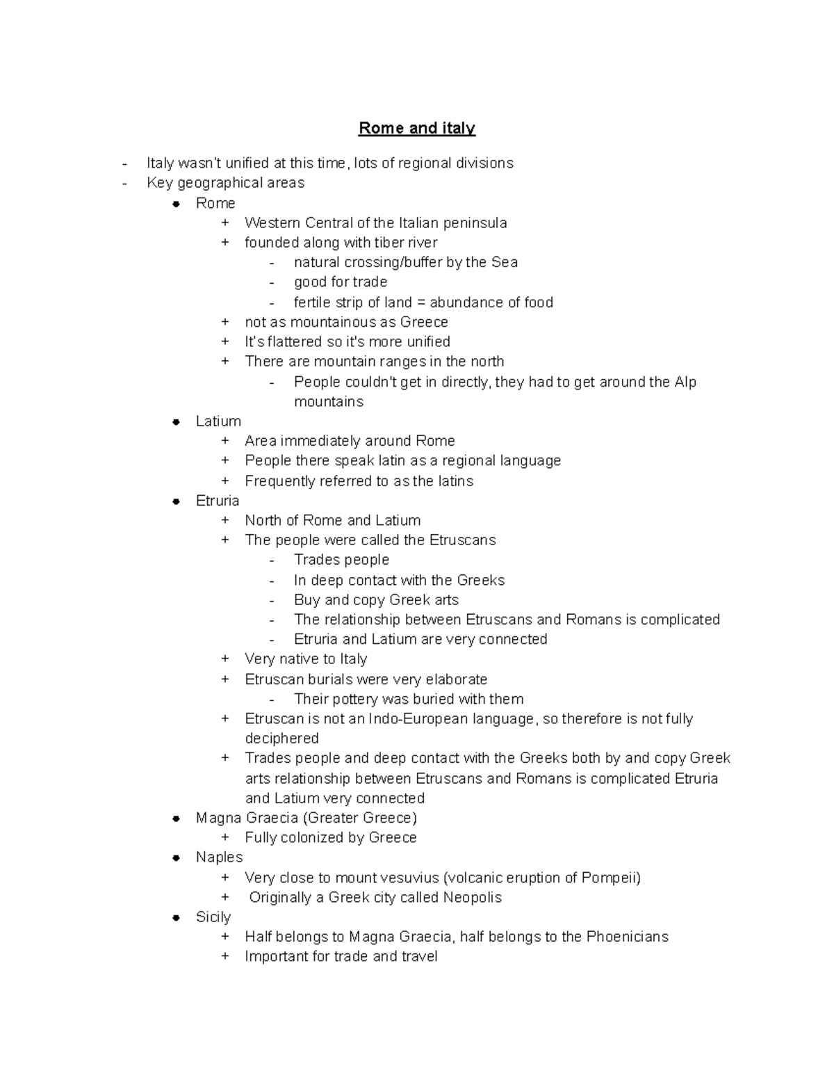 Final Exam Study Guide: Ancient Rome and Its Republic (HIST 420) - Rome ...