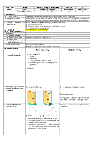SCI10 SLM Q2 M1 - module - Science 10 Quarter 2 – Module 1 ...