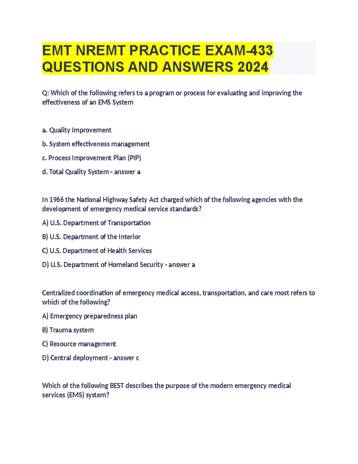 EMT EXAM 2 Flashcards Quizlet - EMT EXAM 2 Terms in this set (80) What is the structure that ...