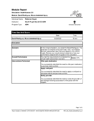 Lea Seko- Respiratory - Simulation: HealthAssess 2. Module: Lea Seko ...