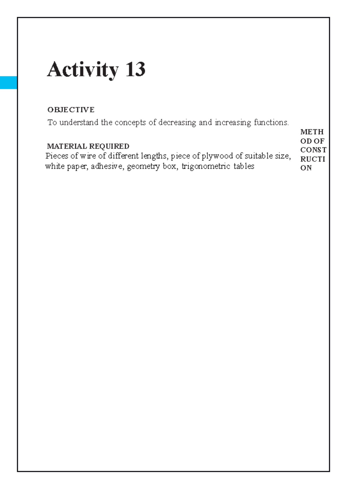 Activity 13: Exploring Increasing & Decreasing Functions Concepts - Studocu