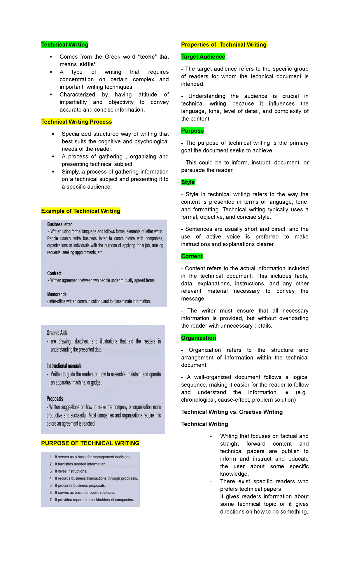 Business Report Writing Techniques: A Technical Writing Guide - Studocu