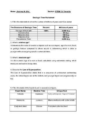 Science ENSO - ENSO - Name: Libayao, Josh Hendrix C. Grade and section ...