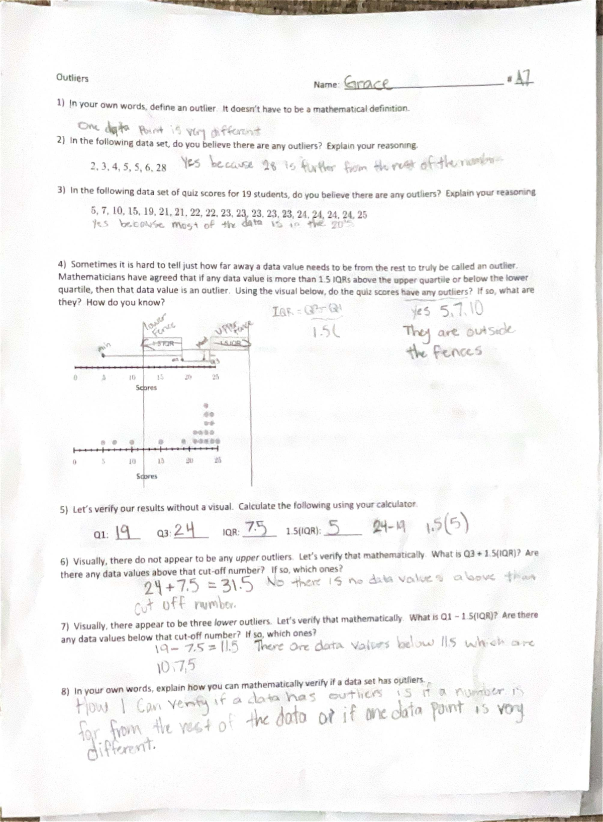 Final Exam Review Notes on Outliers for ABC123 - Studocu