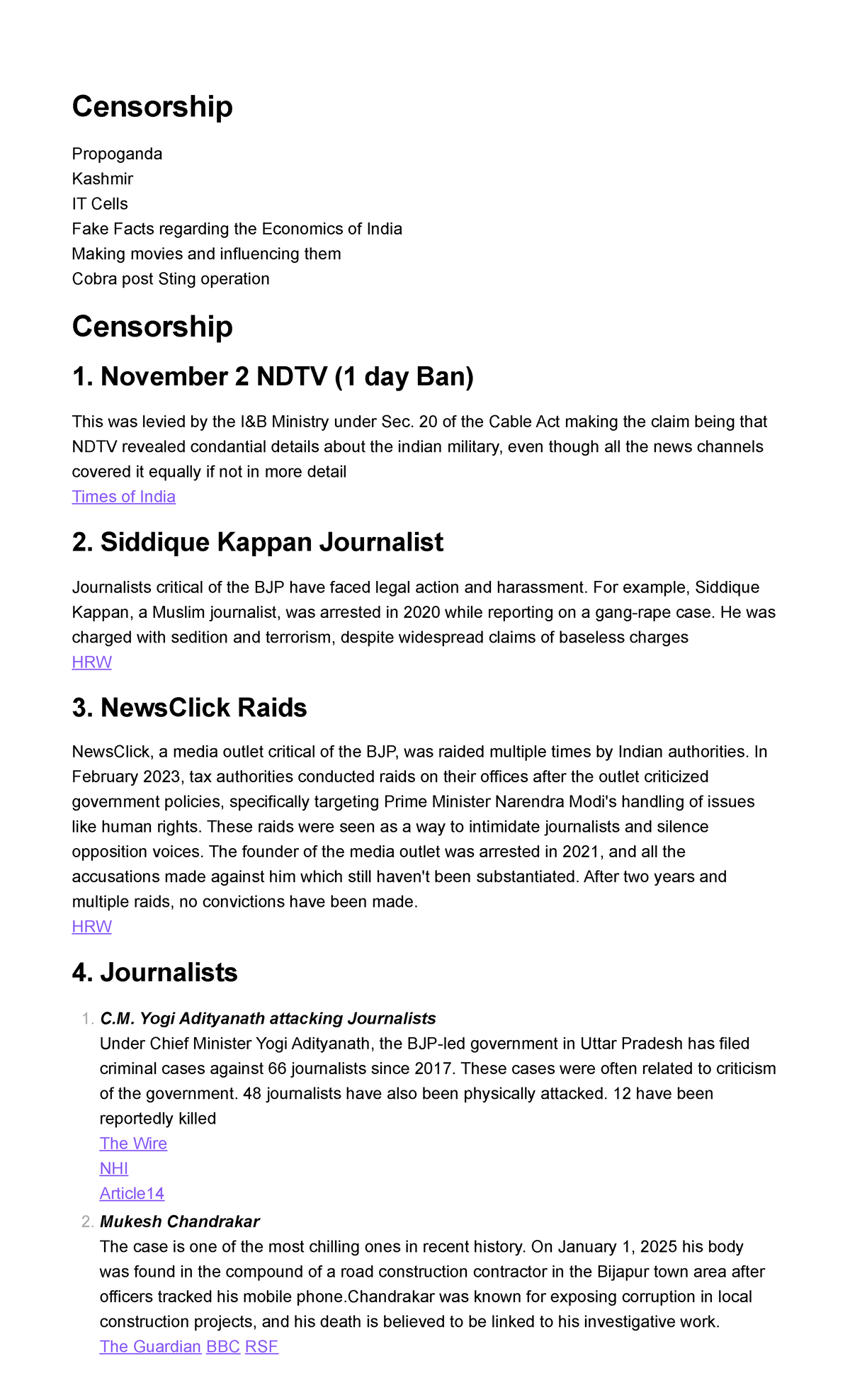 Censorship in India: Lecture Notes on Media Control and Propaganda ...