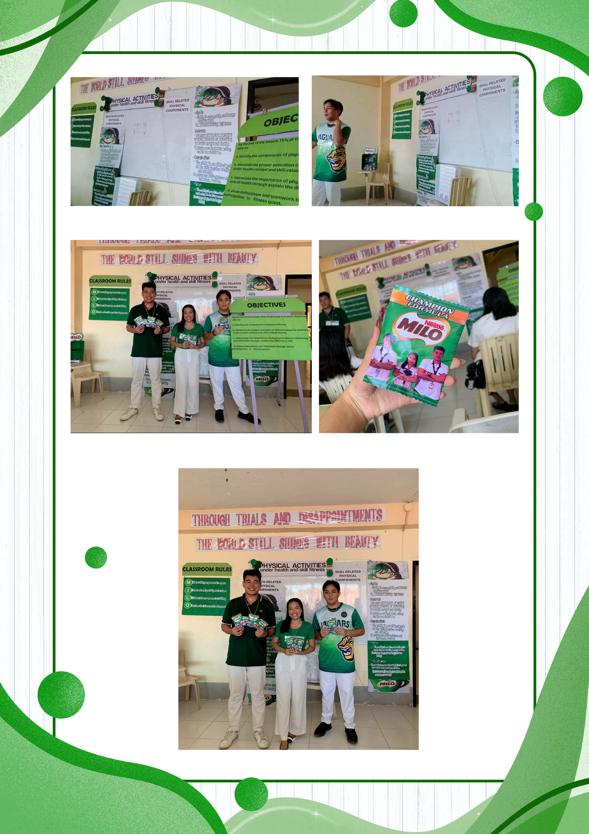 PHYSICAL COMPONENTS & SKILL-RELATED OBJECTIVES - MILO Class - Studocu