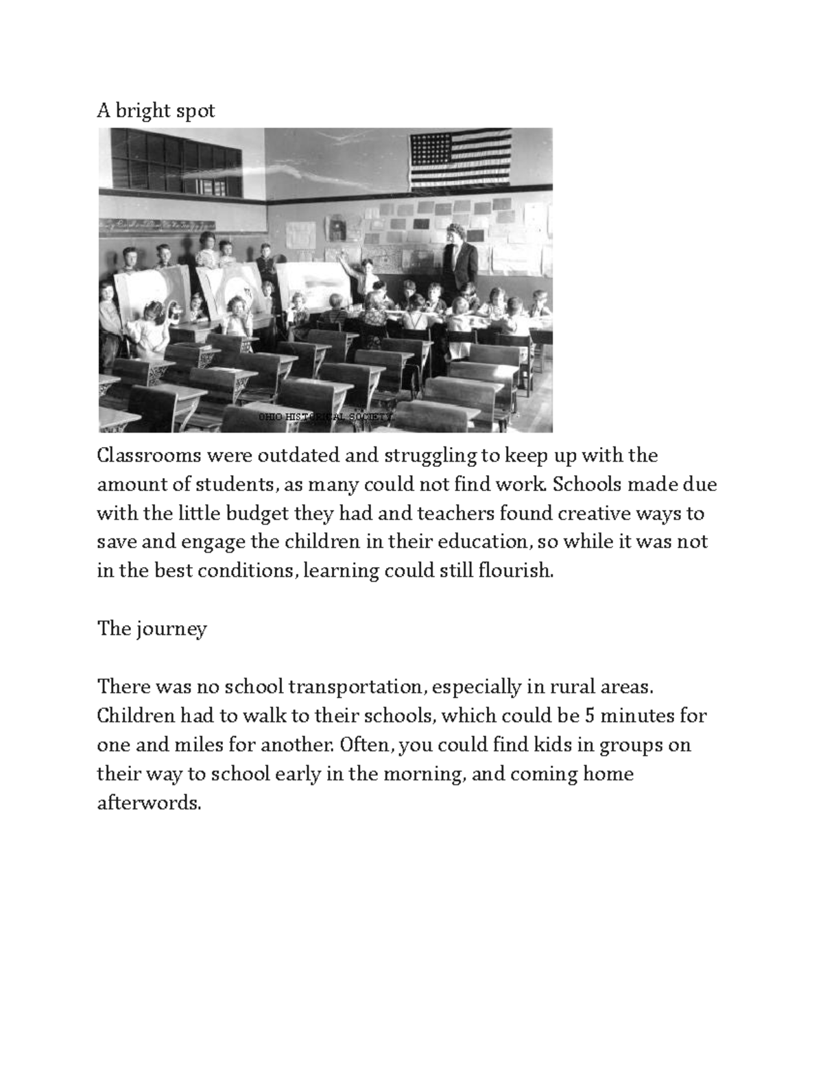 Great Depression Exhibit Project Notes - OHIO HIST AL SOCIETY - Studocu