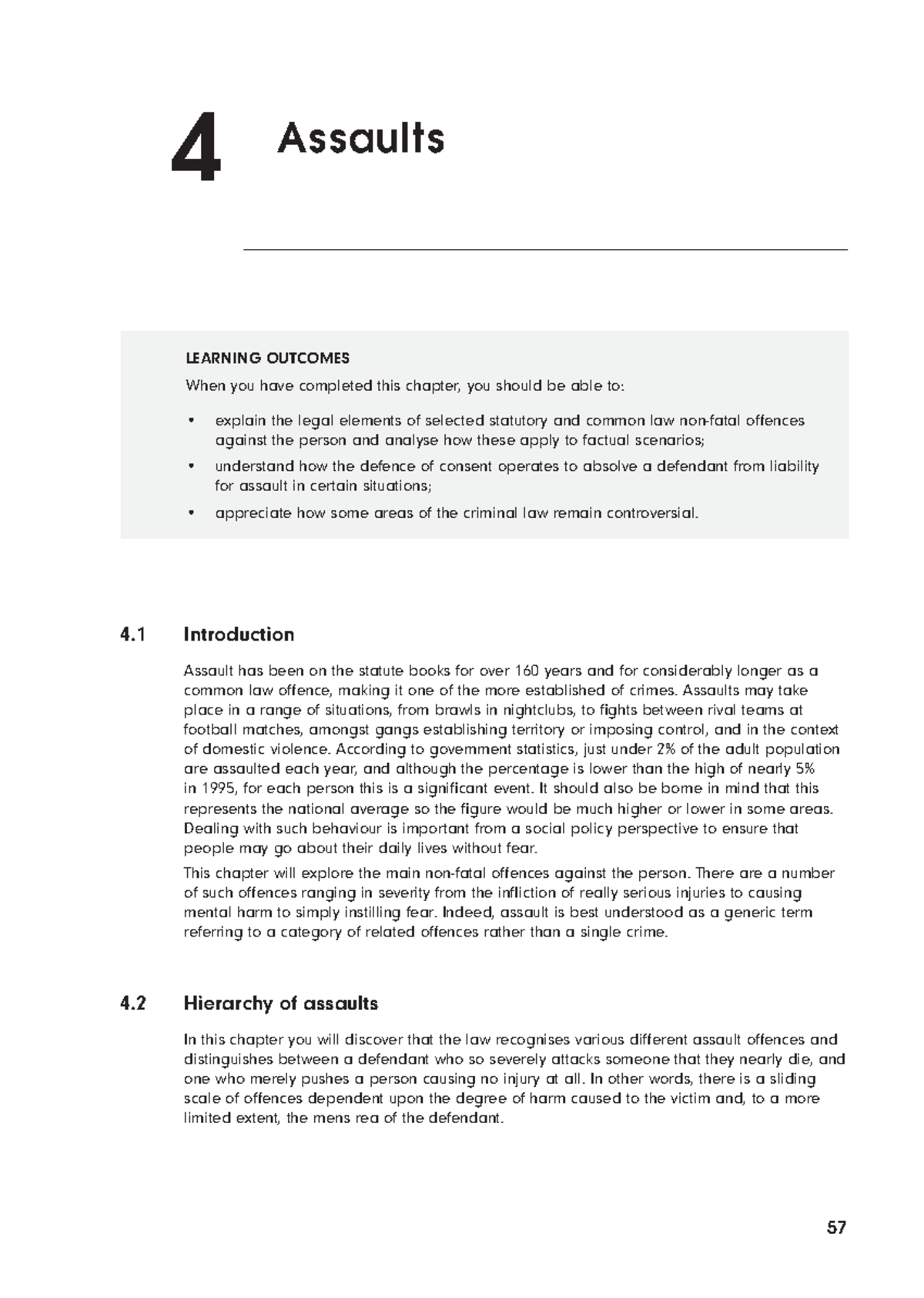 Criminal Law: Exploring Non-Fatal Assault Offences (OAPA 1861 ...