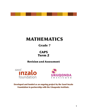 Grade 7 Natural Sciences & Tech Term 2 Practical Task Memo 2023 - Studocu