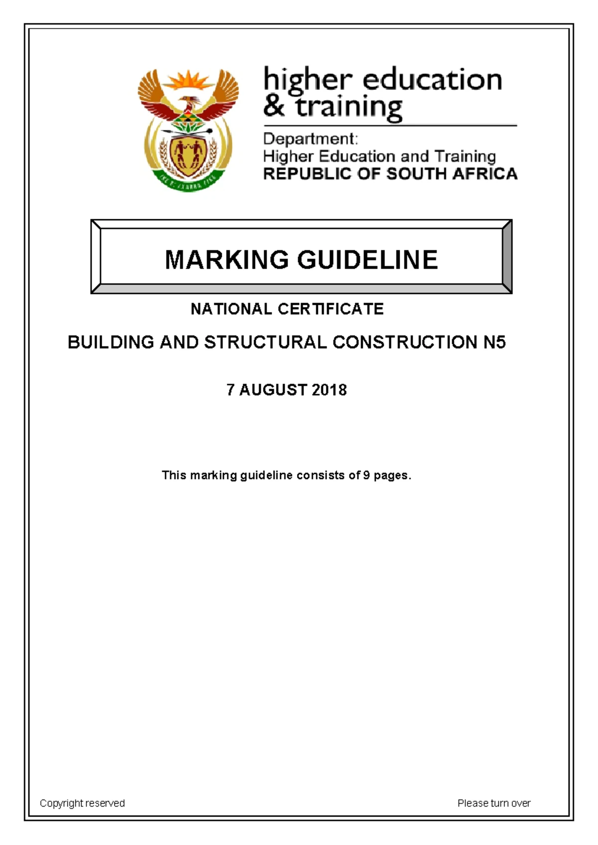 ICASS Guidelines for Report 191 Programmes - January 2020 - Studocu
