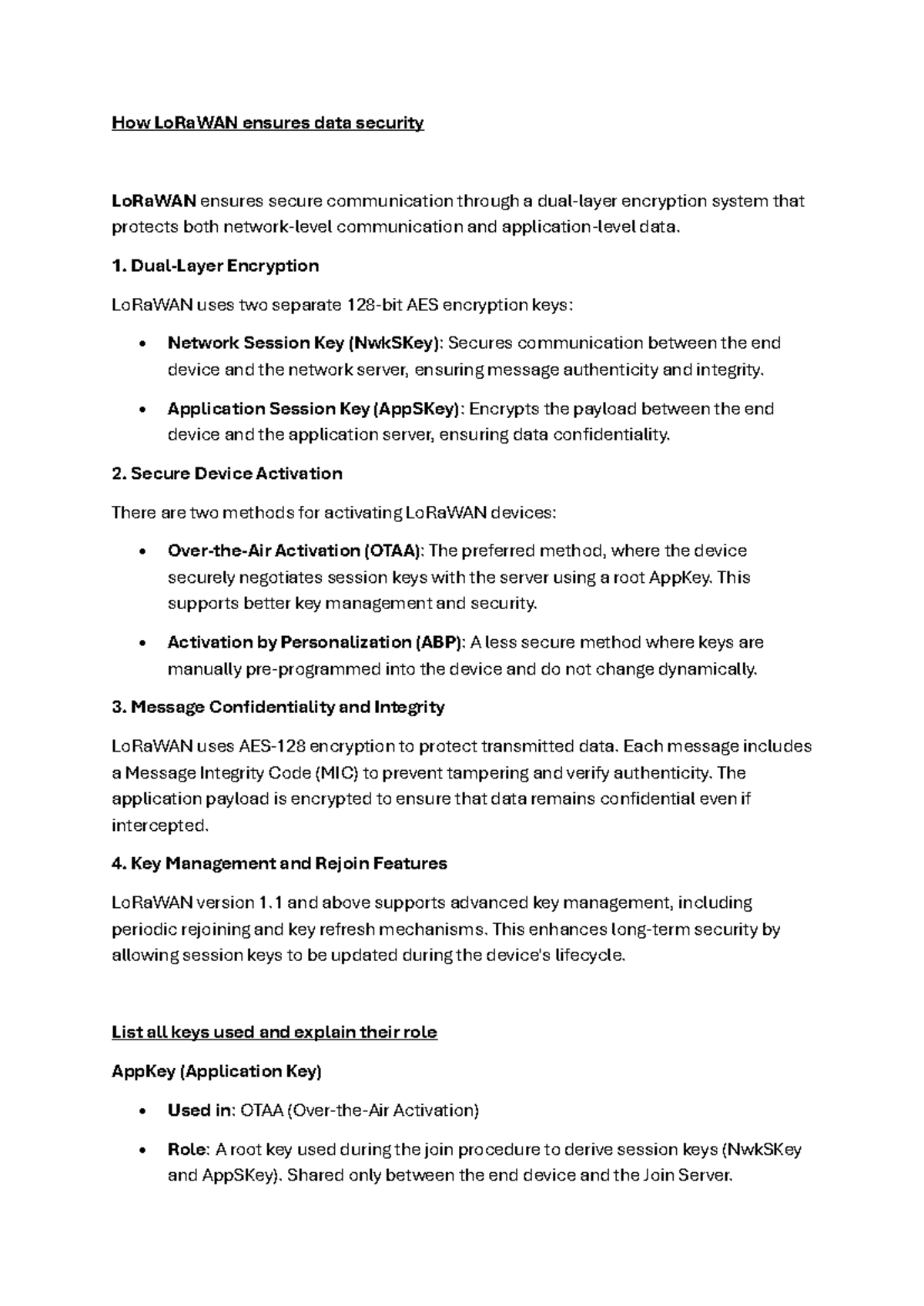 Day 5: LoRaWAN Fundamentals - Ensuring Data Security and Encryption ...