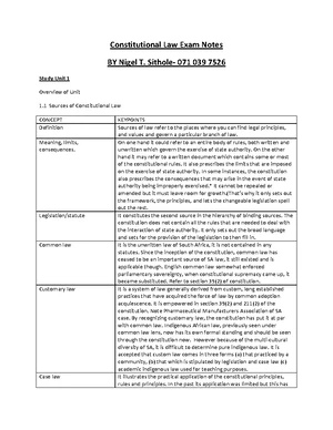 Constitutional LAW JUNE EXAM 2021 Question Paper - PROGRAMME : LLB ...