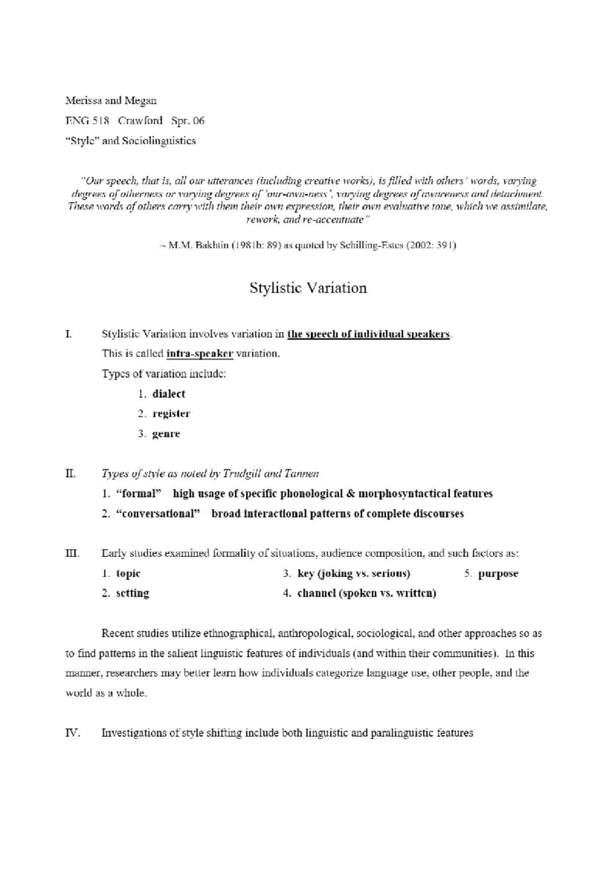 Style Handout 4.3: Essential Formatting Guidelines for Academic Writing ...