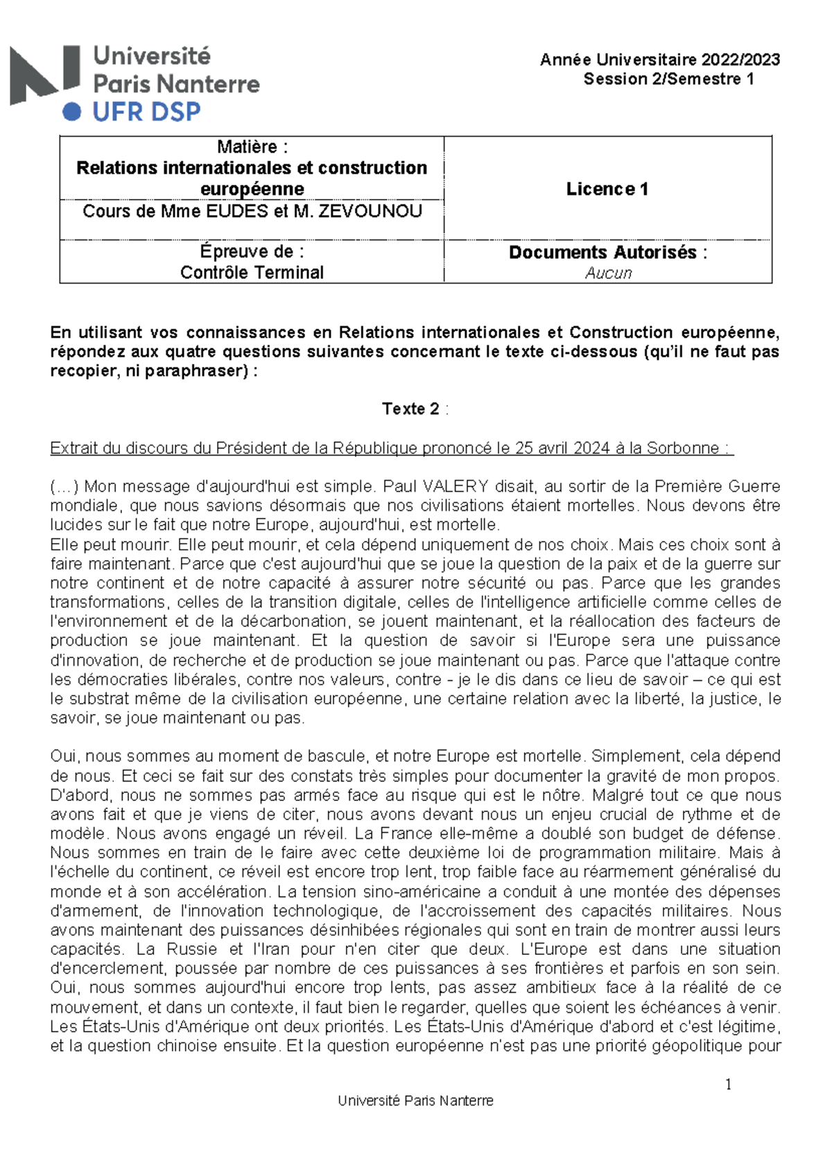 Examen RICE CMA 2024 Session 2 - Sujet 2 Corrigé - Studocu