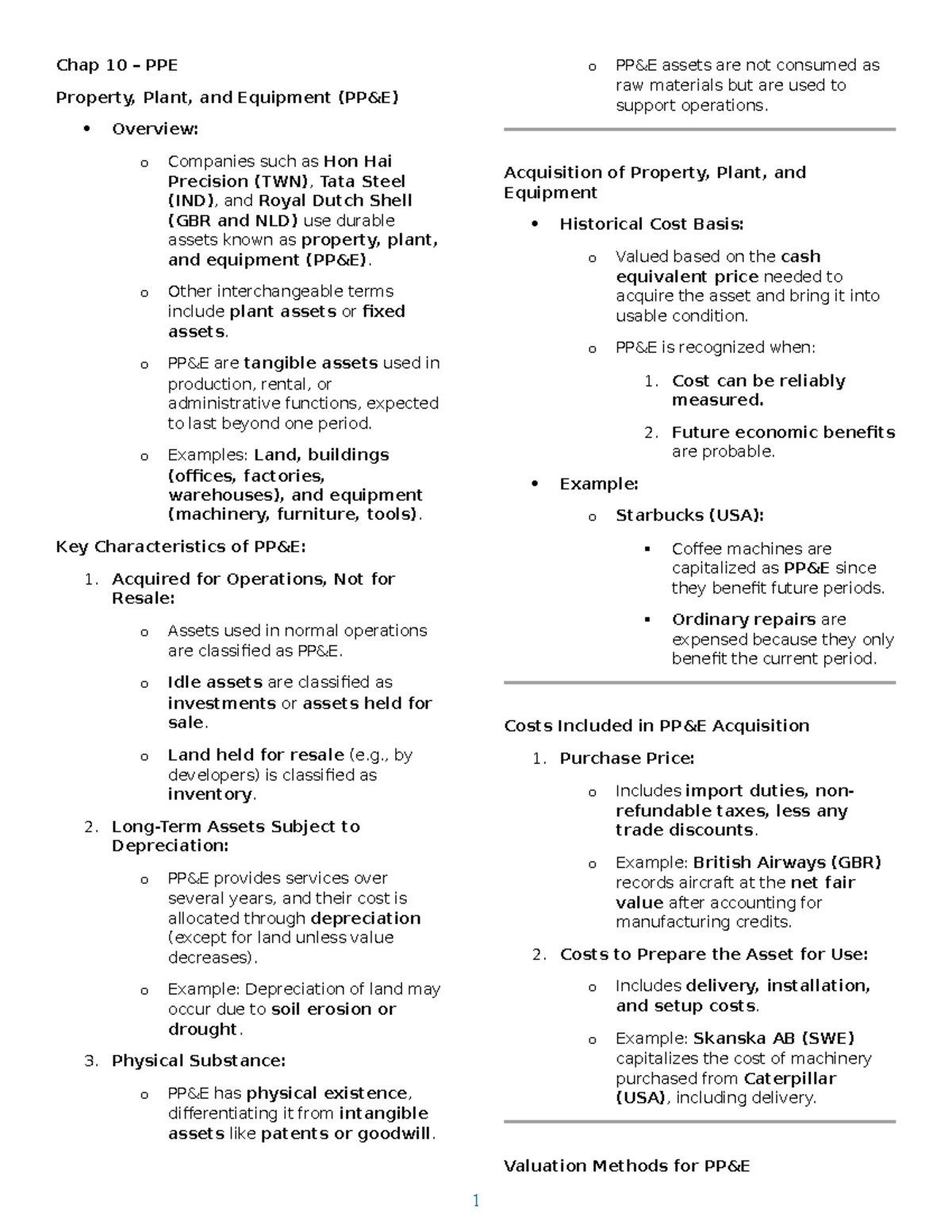 Chap 10: Intermediate IFRS - Property, Plant, and Equipment (PPE ...