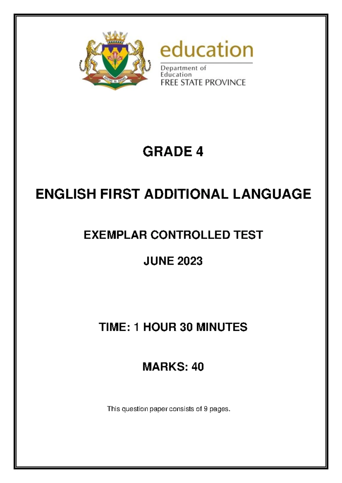 2021 ATP GRADE 2 TERM 3 EFAL Annual Teaching Plan - Studocu
