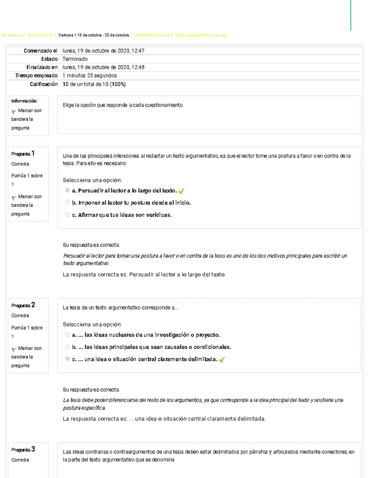 Cuestionario. Actividad formativa 7. Conceptos clave - Actividad formativa 7. Conceptos clave ...