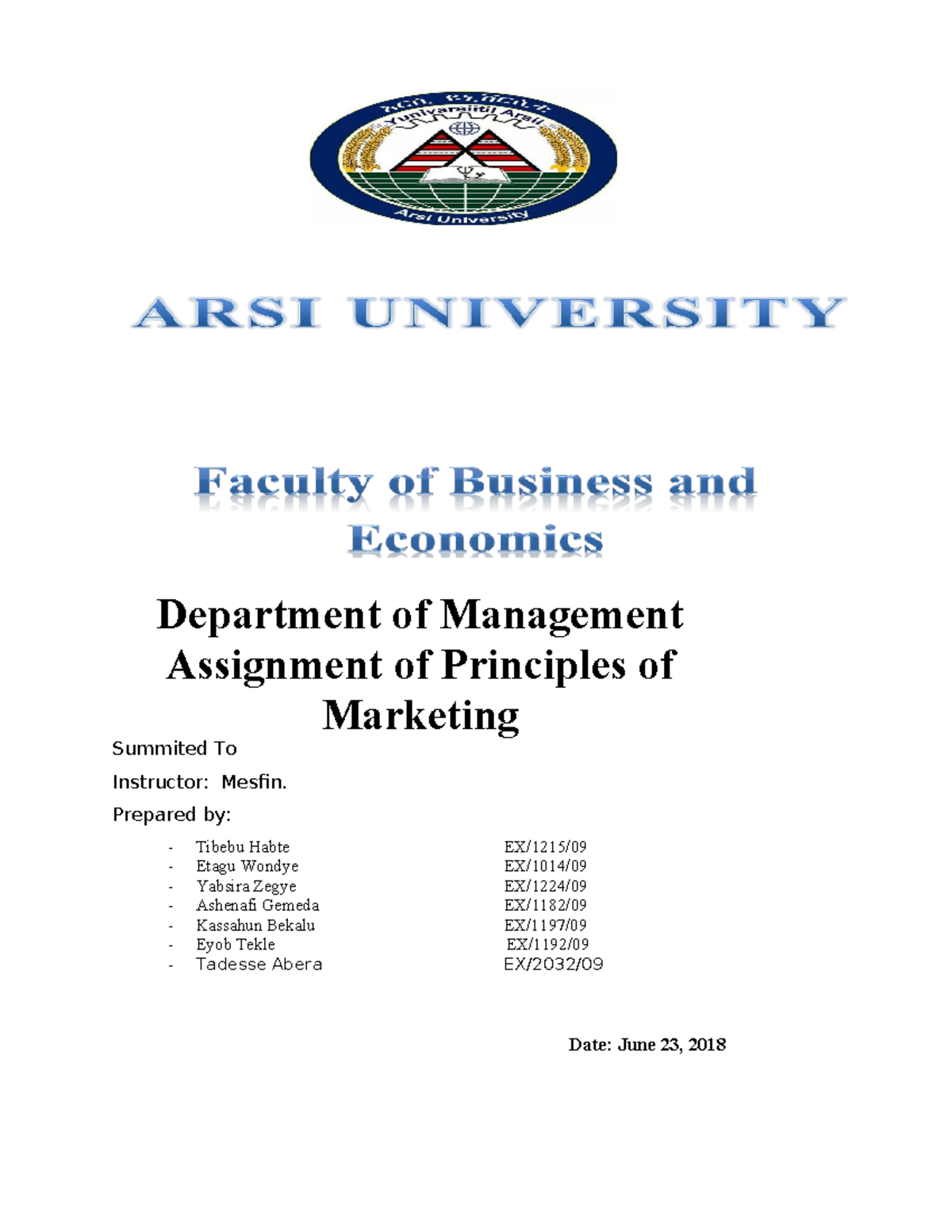 Marketing Assignment: Understanding the Marketing Mix - EX/1215 - Studocu