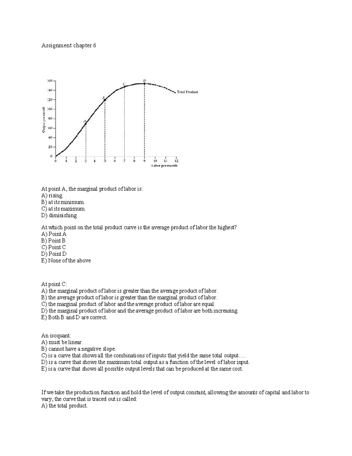 Assignment chapter 6 - amazing revision for practice - Assignment ...