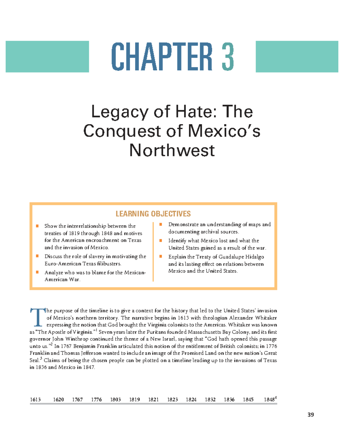 CHAPTER 3: Legacy of Hate - The U.S.-Mexican War and Its Aftermath ...