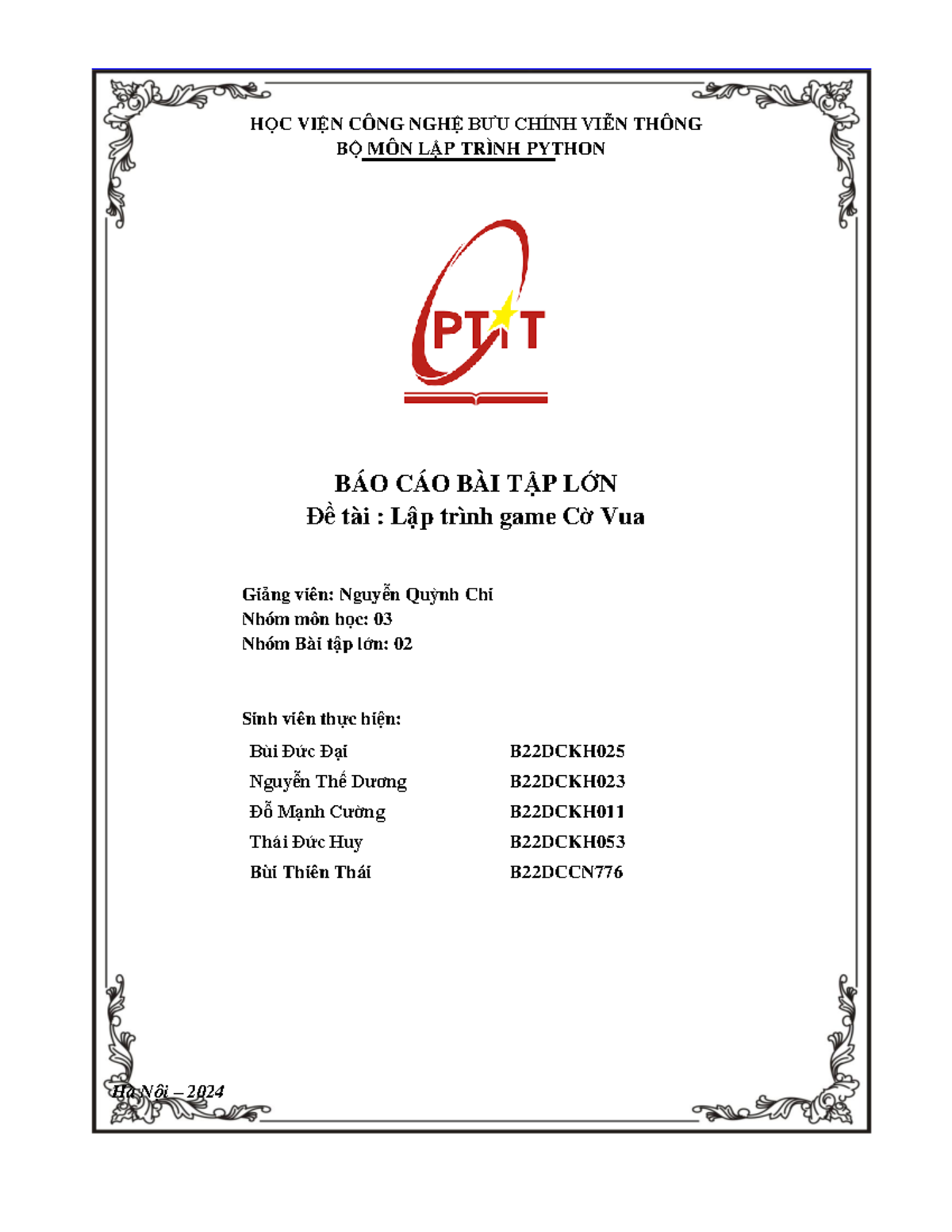 Python - HỌC VIỆN CÔNG NGHỆ BƯU CHÍNH VIỄN THÔNG BỘ MÔN LẬP TRÌNH ...