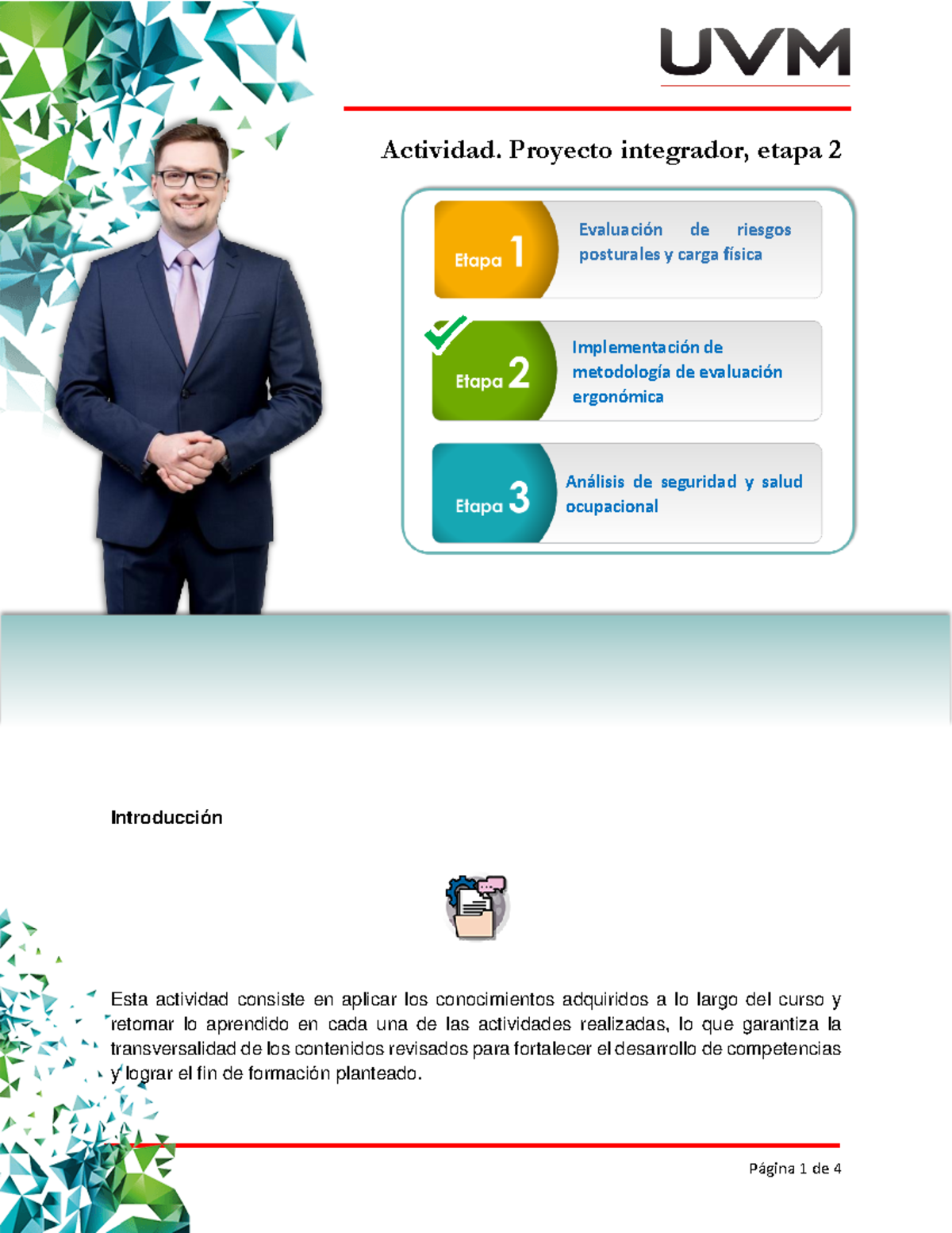 U5 Proyecto Integrador E2 - Actividad. Proyecto integrador, etapa 2 Introducción Esta actividad ...