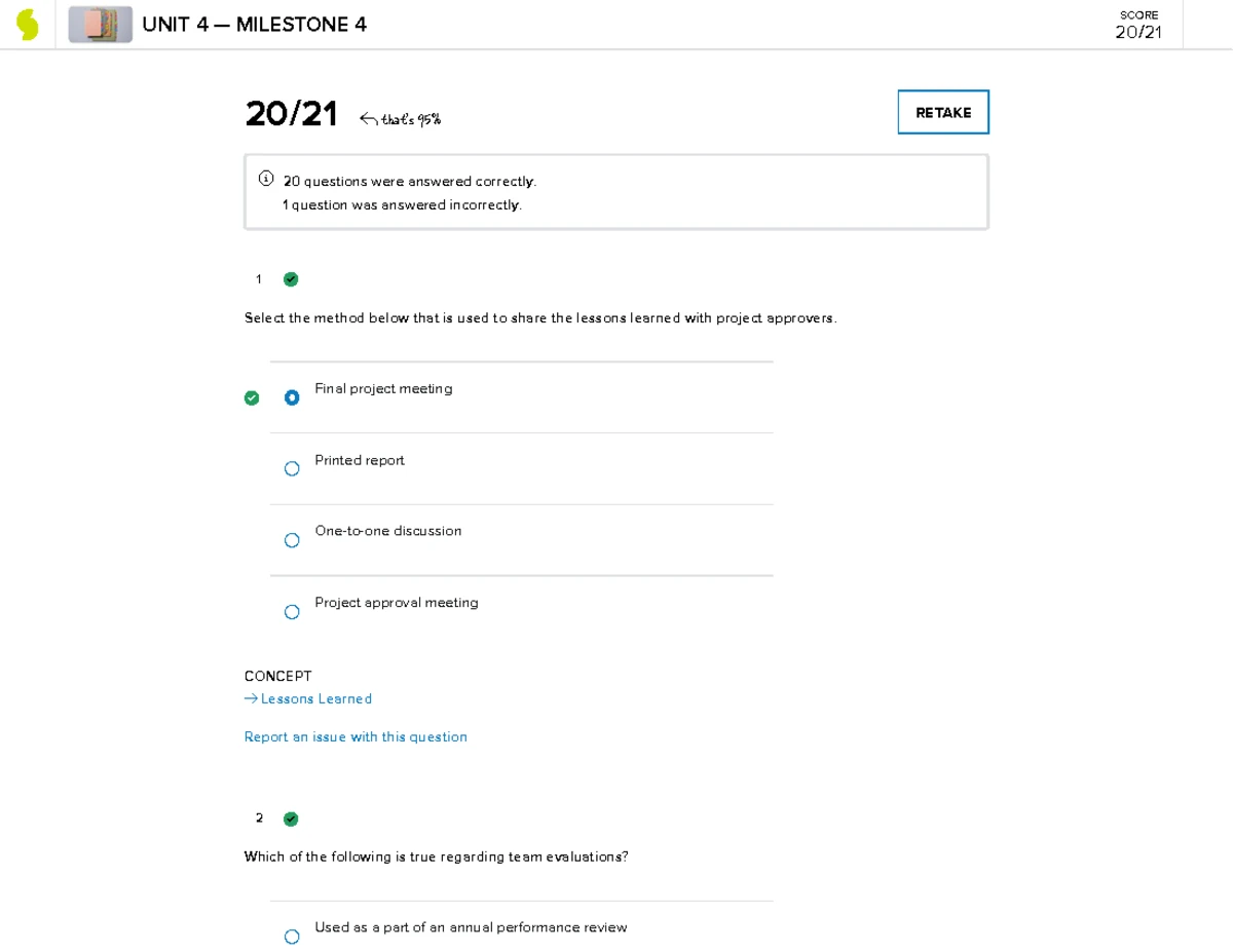 Sophia - Unit 1 - Milestone 1 Project Mgmt QSO-340 - SOPHIA Pathways Project Management QSO ...
