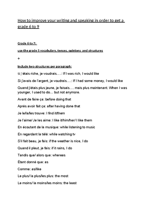 New french speaking - AQA FRENCH GCSE GENERAL CONVERSATION PRACTICE ...