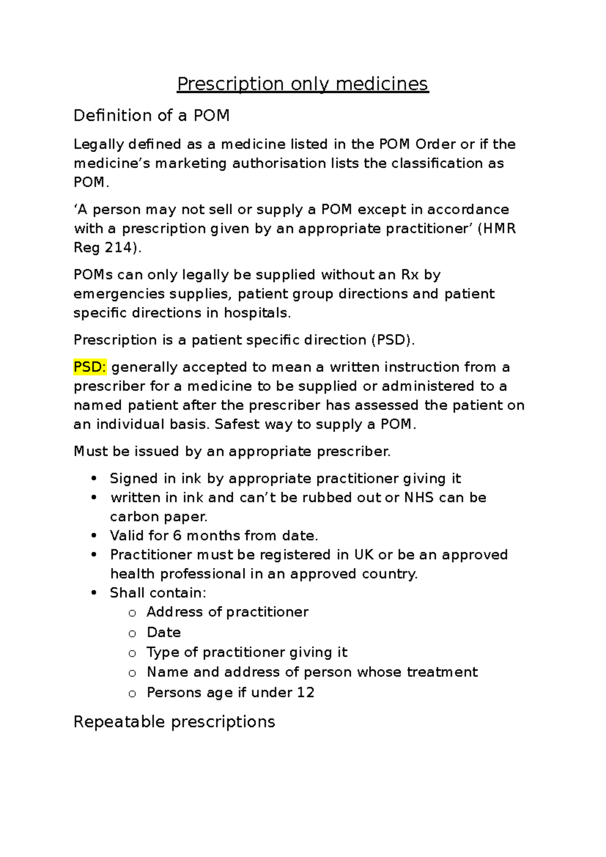Prescription Only Medicines: Definition, Regulations, and Guidelines ...