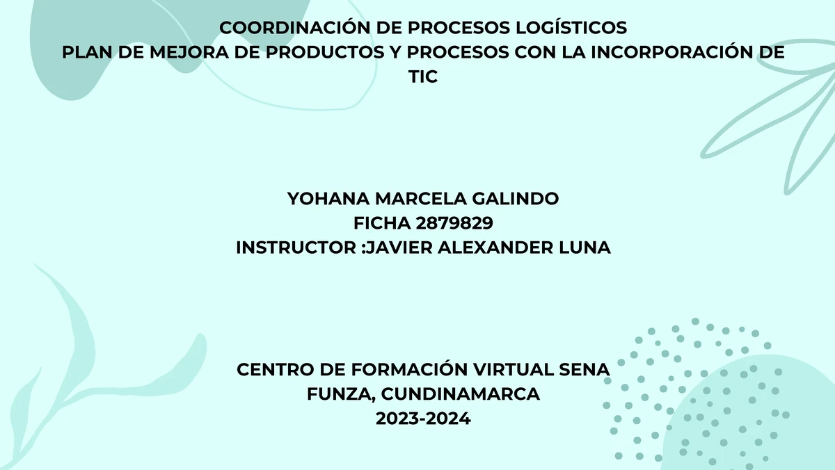Infografía sobre el Plan de Mejora de Productos y Procesos con TIC ...