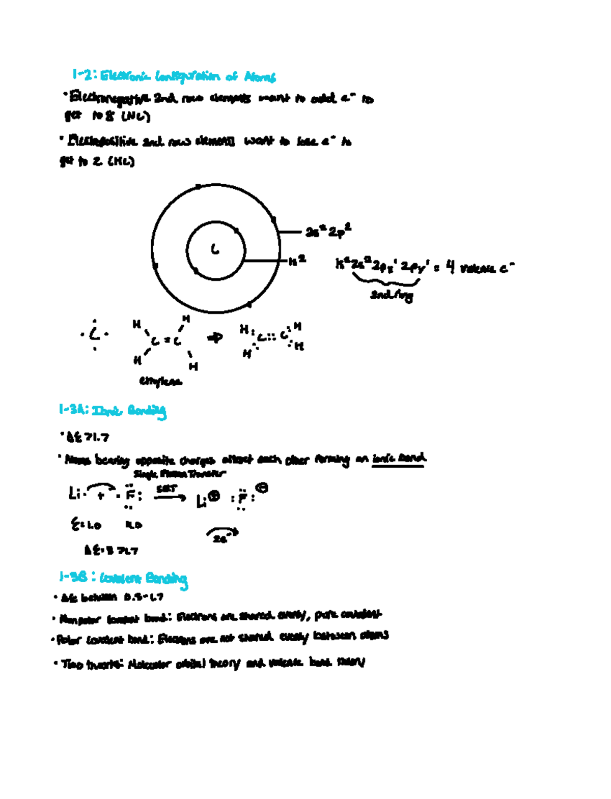 Lecture #2: Resonance & Bonding Concepts in Chemistry - Studocu