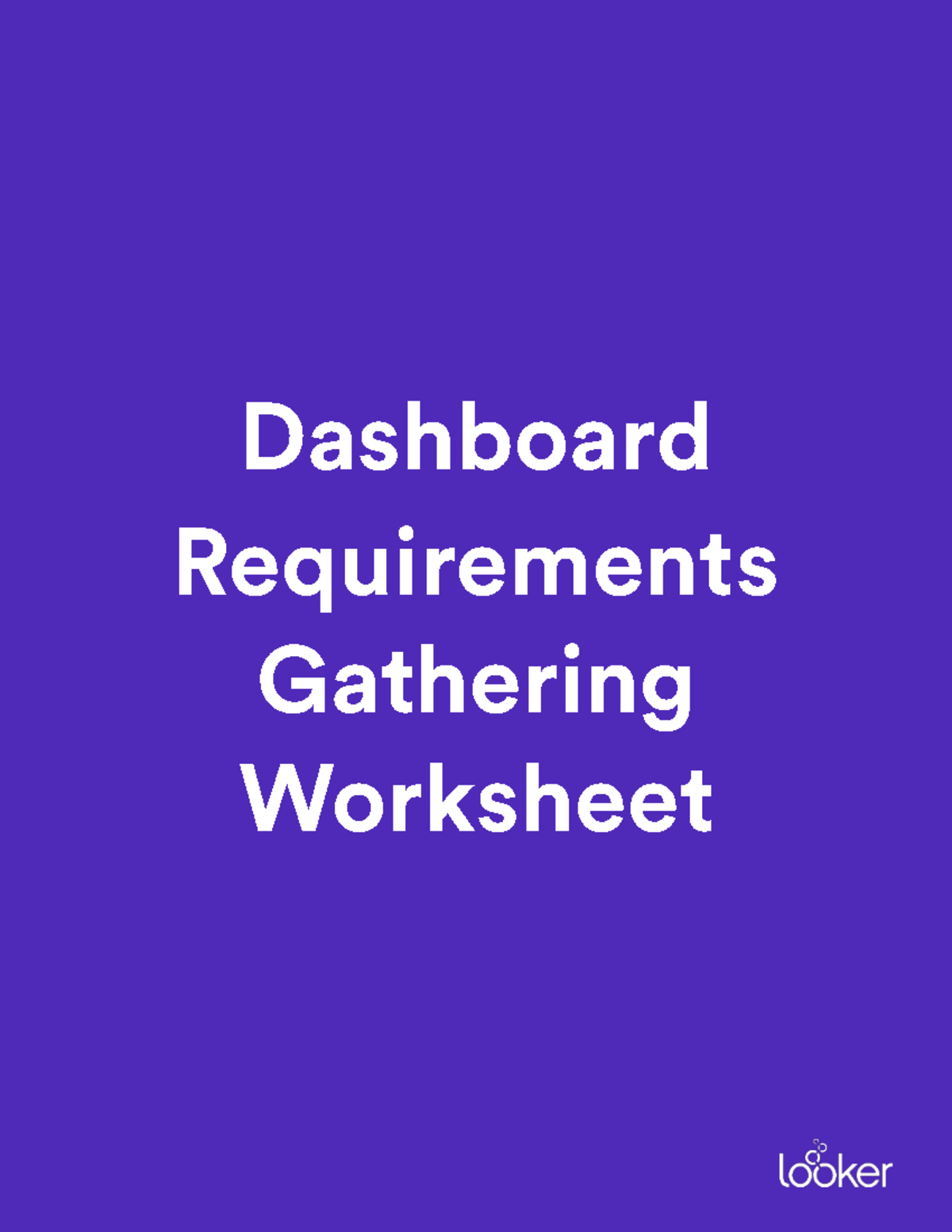 Paneles de Requisitos para el Dashboard: Hoja de Trabajo - Studocu