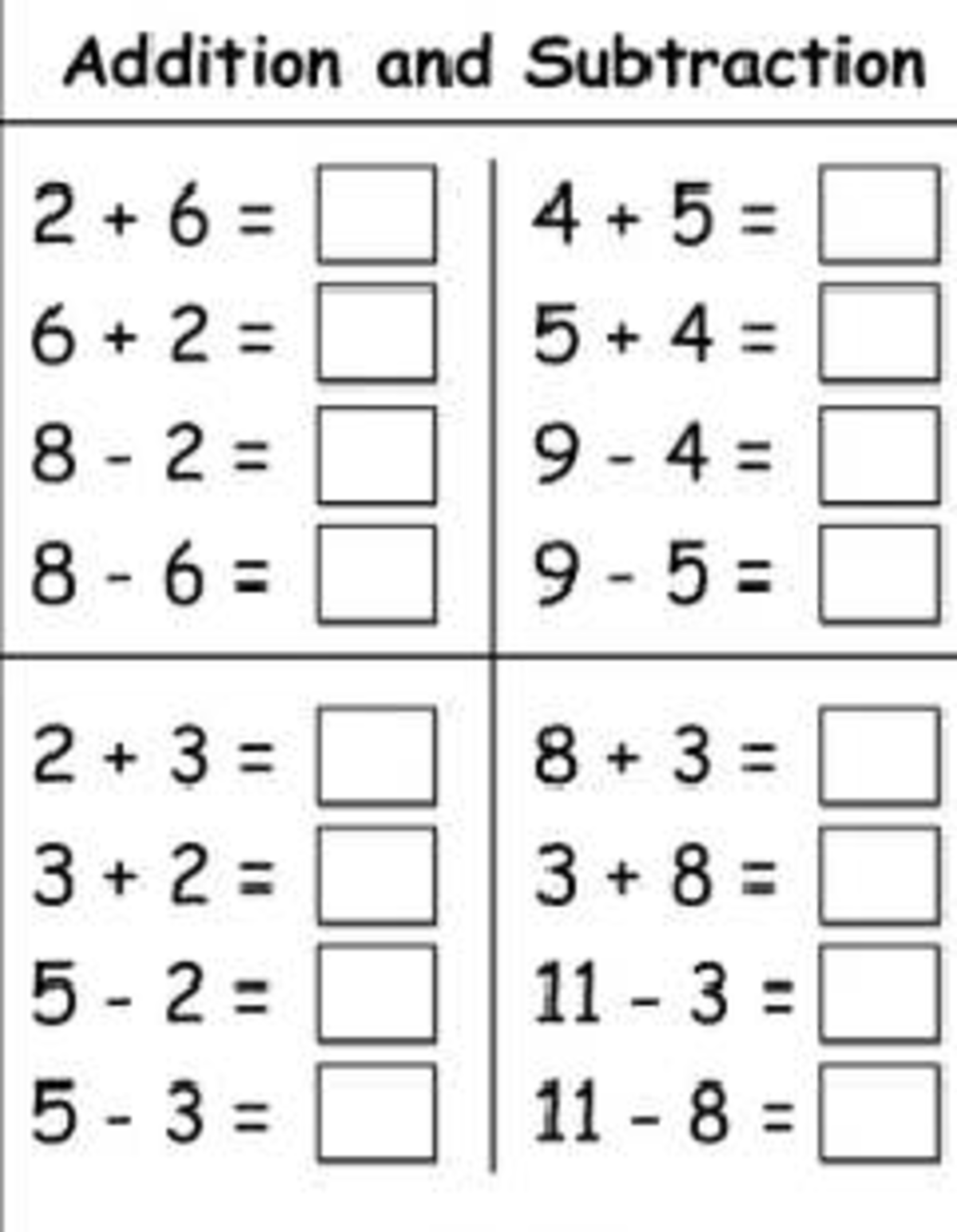 Addition and Subtraction Concepts - Course Code: 535322 - Studocu