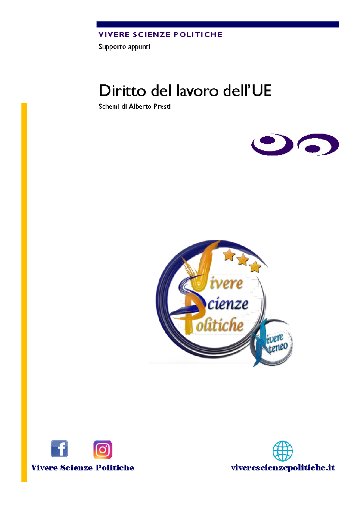 Schemi di Lavoro dell'UE: Appunti e Riferimenti Importanti - Studocu
