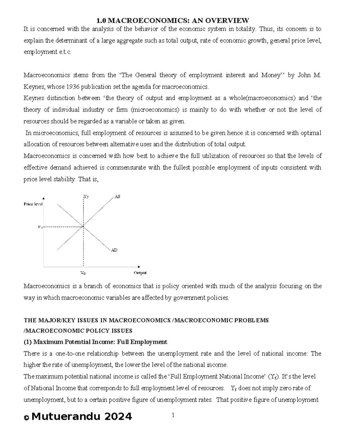 Roy identity - deriving demand function - Roy’s Identity The ...