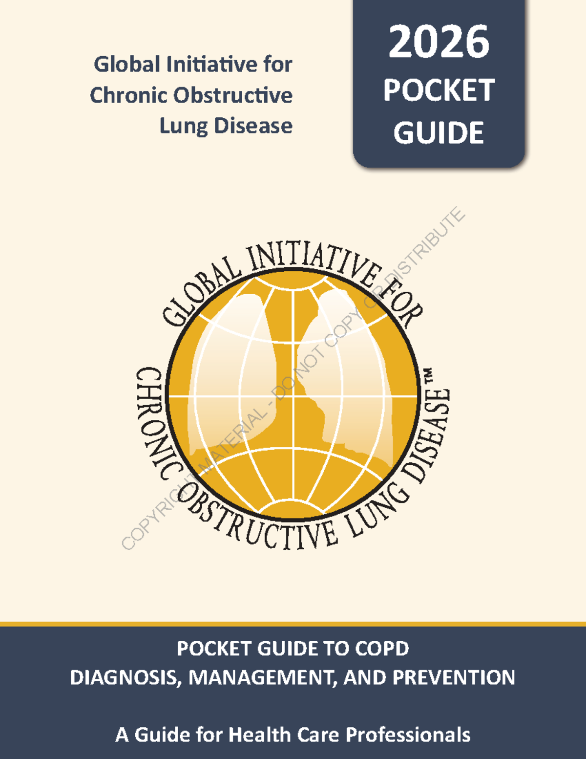 GOLD 2026 Pocket Guide: COPD Diagnosis, Management & Prevention - Studocu