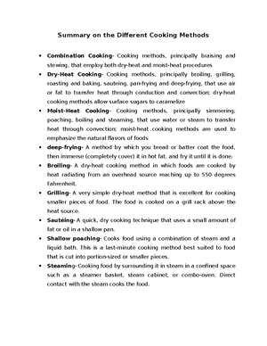 Sauce and Spices - Reviewer and Practice Materials in Kitchen ...