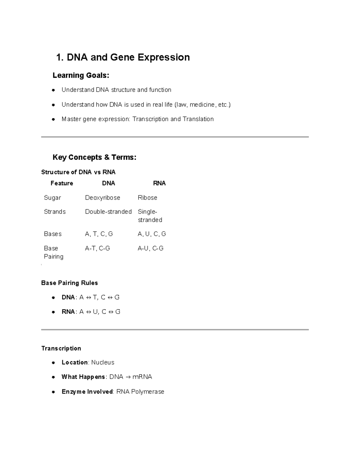 MACRO-BIO101 Final Exam Study Guide: DNA, Cells, and Macromolecules ...