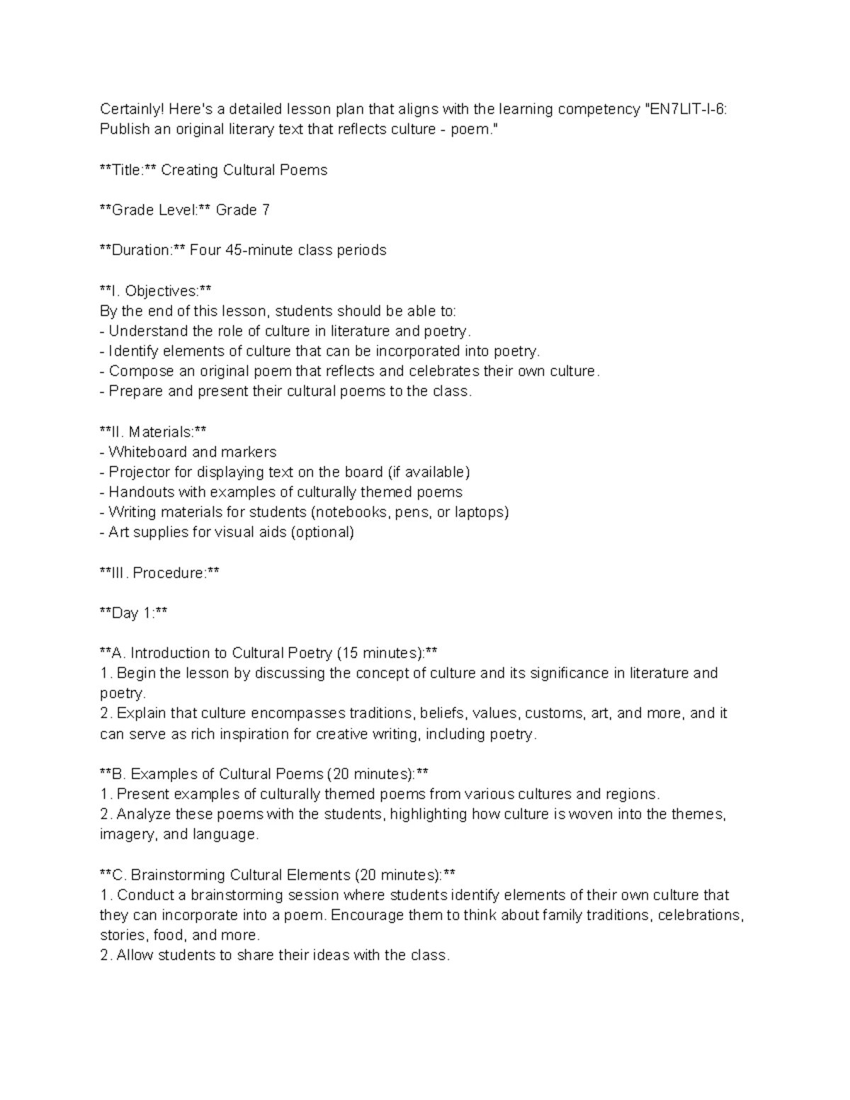 EN7LIT Lesson Plan: Analyzing Maxims & Universal Truths in Literature ...