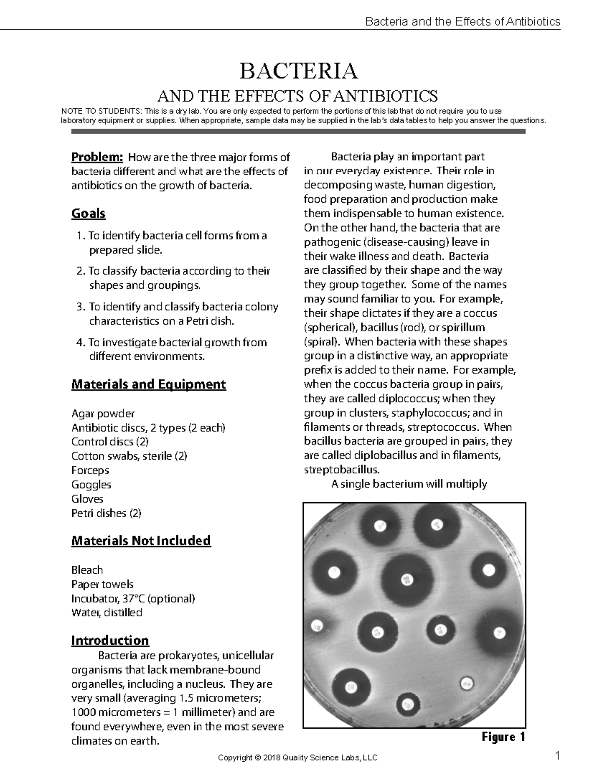 Lab 5.4.3: Investigating Antibiotics and Bacterial Growth Effects - Studocu