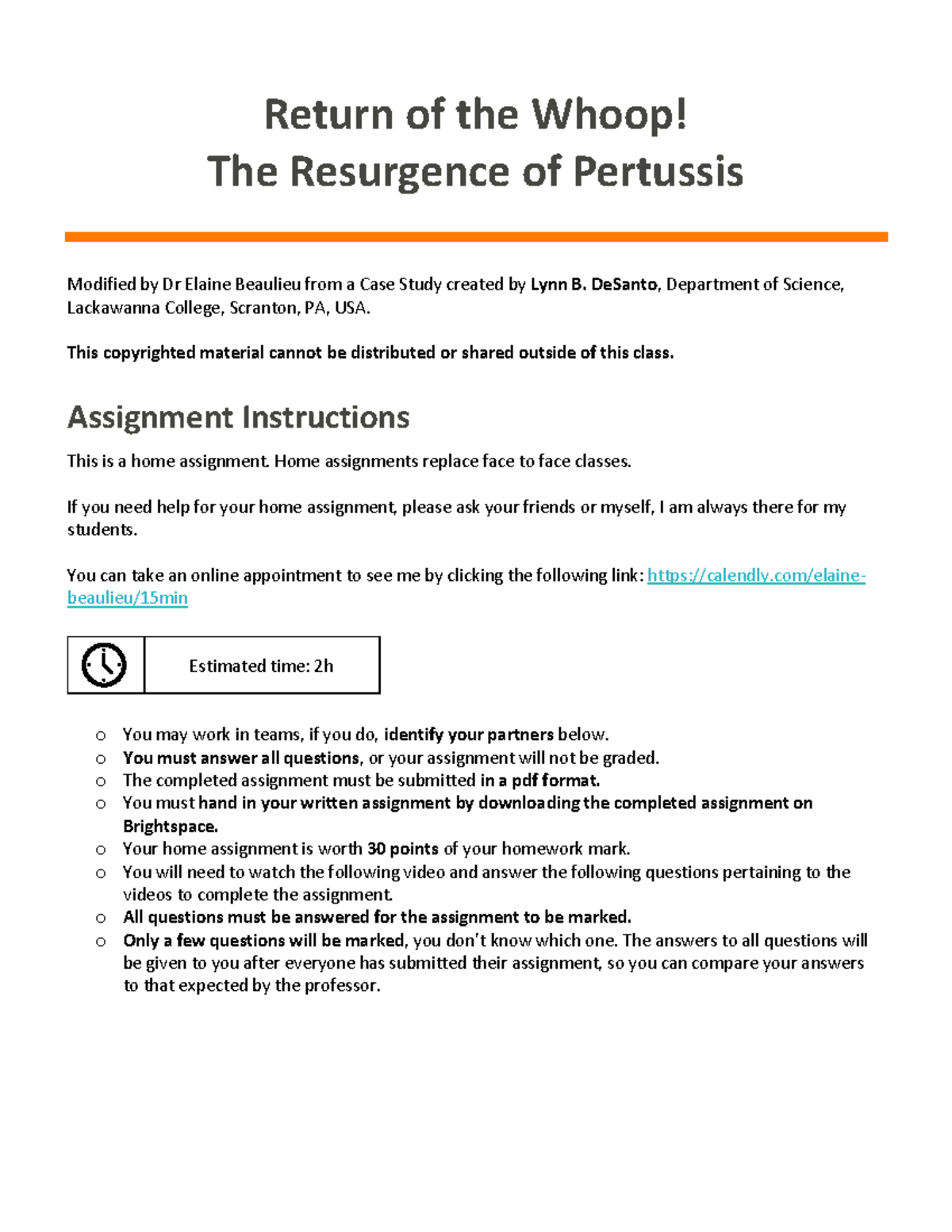 Case Study 5 - Return of the Whoop - Return of the Whoop! The ...