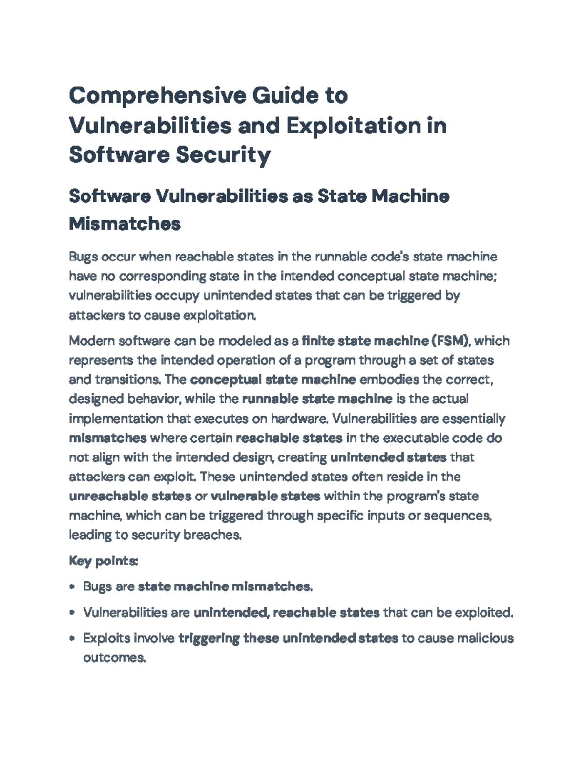 Comprehensive Guide to Software Vulnerabilities & Exploitation ...