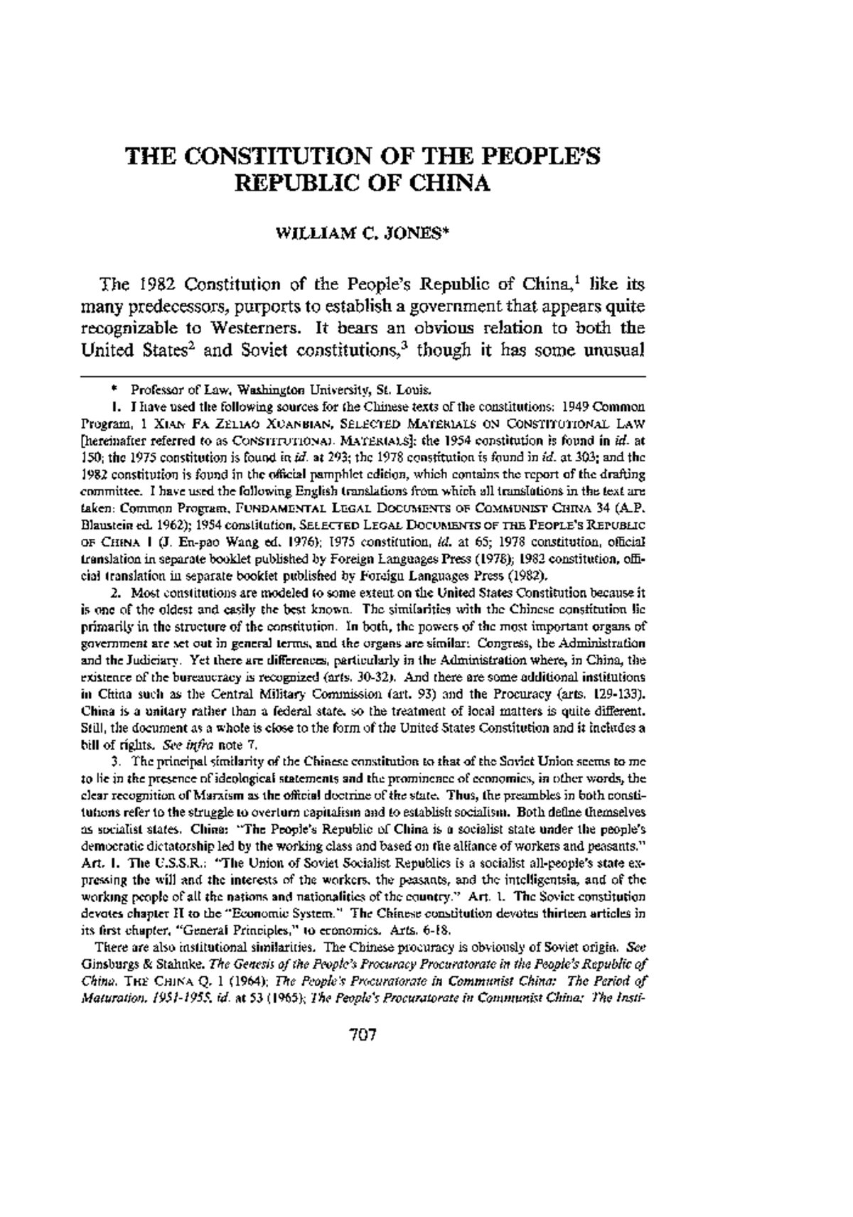 Chinese constitution - Consitution of China - THE CONSTITUTION OF THE ...