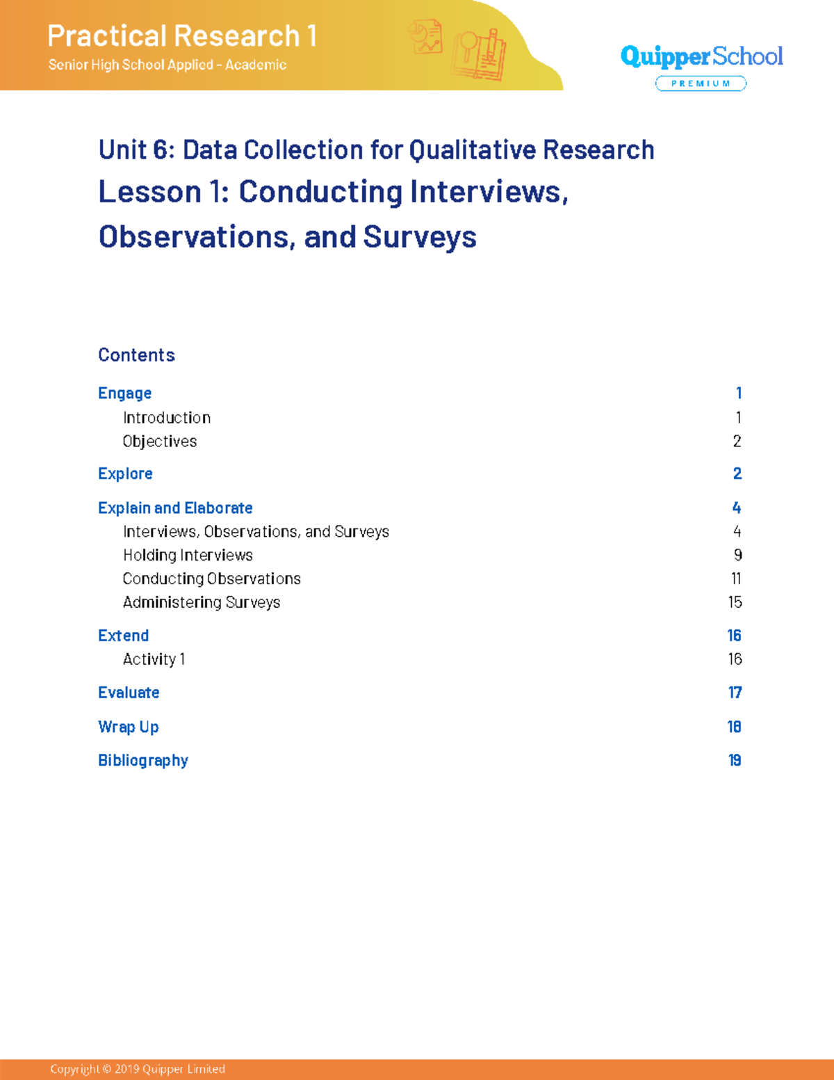 Final (SG) PR1 11 12 UNIT 6 Lesson 1 Conducting Interviews ...